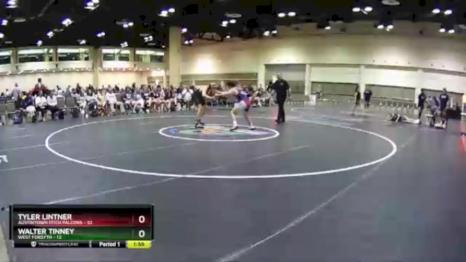 160 lbs Champ Round 1 (16 Team) - Walter Tinney, West Forsyth vs Tyler ...