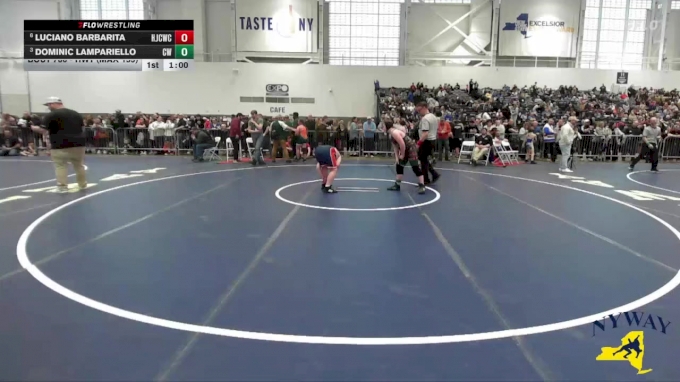 Quarterfinal - Dominic Lampariello, Colonie Wrestling vs Luciano ...