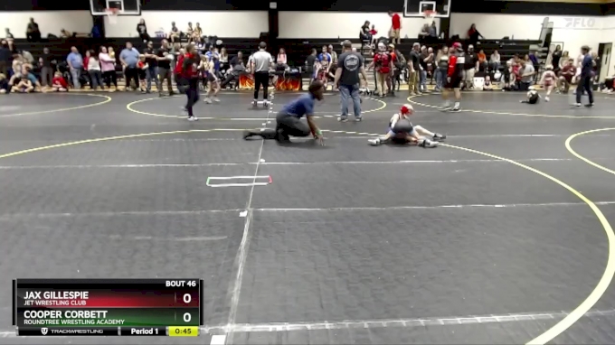58 lbs Cons. Semi - Cooper Corbett, Roundtree Wrestling Academy vs Jax ...
