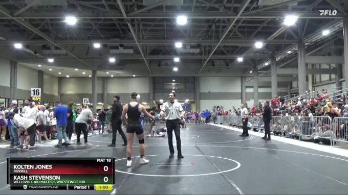 155 lbs Cons. Round 1 - Kolten Jones, Russell vs Kash Stevenson ...