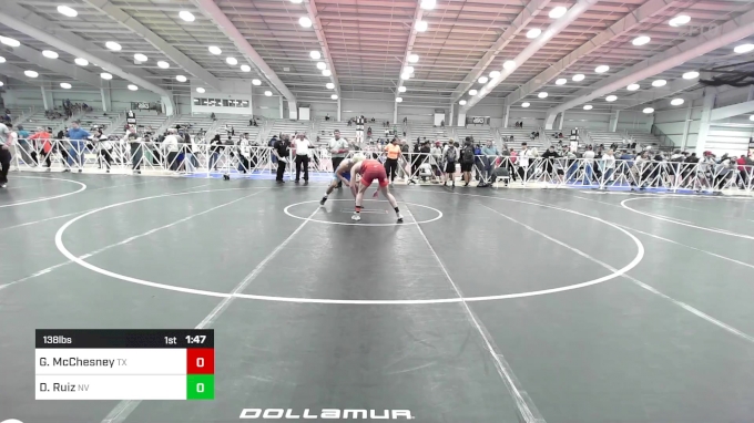 138 lbs Round Of 16 - Garrett McChesney, TX vs Dominic Ruiz, NV
