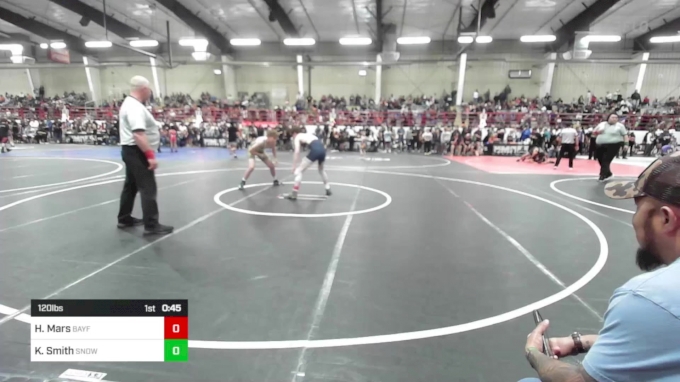 120 lbs 5th Place - Hunter Mars, Bayfield Wrestling vs Kannon Smith ...