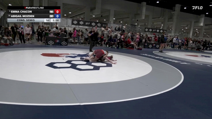 Cons. Semis - Emma Chacon, Valiant Wrestling Club vs Abigail Mozden ...