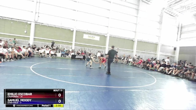 113 lbs Placement Matches (8 Team) - Emilio Escobar, California vs ...