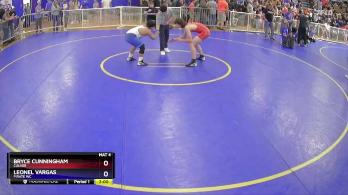 149 lbs 3rd Place Match - Bryce Cunningham, Culver vs Leonel Vargas ...