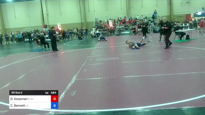 92 lbs Rr Rnd 2 - Deklan Koopman, Black Flag Wrestling Academy vs ...
