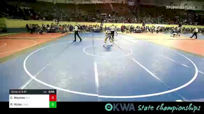 119 lbs Consi Of 8 #1 - Cade Maynes, Norman Grappling Club vs Rylie ...