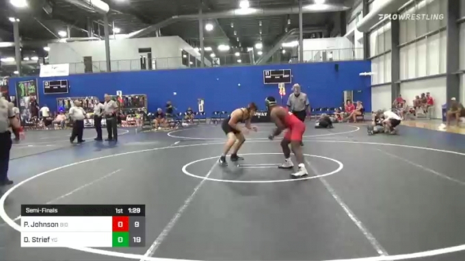 152 lbs Semifinal - Panero Johnson, Big Game WC vs Deven Strief, Young ...