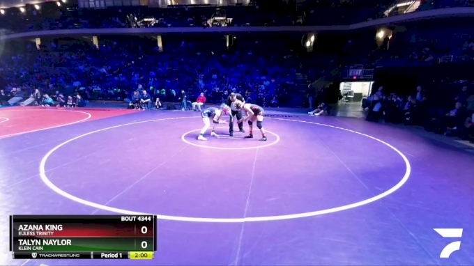 6A 145 lbs 1st Place Match - Azana King, Euless Trinity vs Talyn Naylor ...