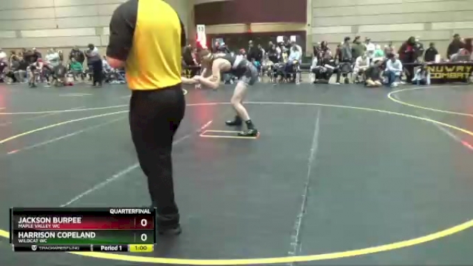 170 lbs Quarterfinal - Harrison Copeland, Wildcat WC vs Jackson Burpee ...