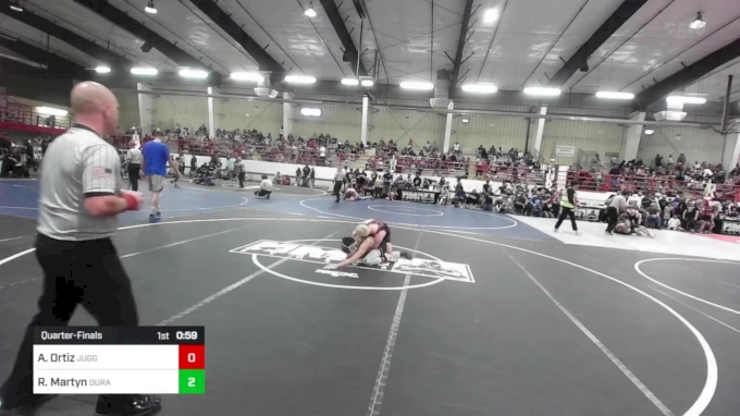 130 lbs Quarterfinal - Angelo Ortiz, Juggernaut Wrestling Club vs Ryder ...