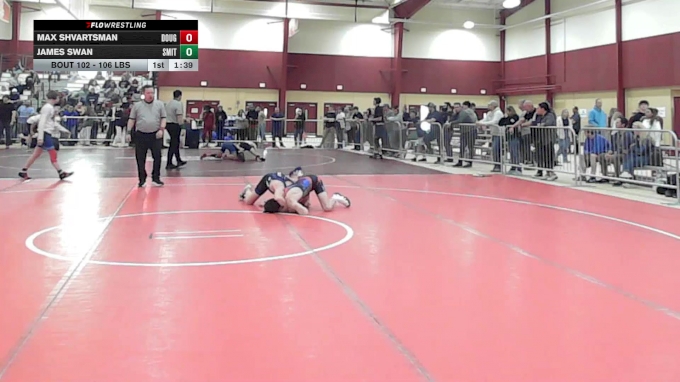 106 lbs Round Of 16 - Max Shvartsman, Doughboy Wrestling Club vs James ...
