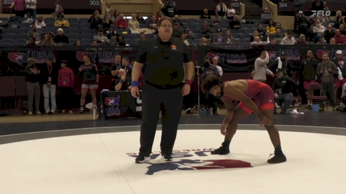 86 lbs Champ. Round 1 - Cameron Caffey, Michigan Wrestling Club vs ...