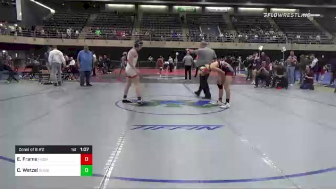 152 lbs Consi Of 8 #2 - Elijah Frame, Front Royal vs Connor Wetzel, Sunbury