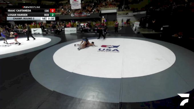 Champ. Round 2 - Isaac Castaneda, Canyon Springs High School Wrestling ...