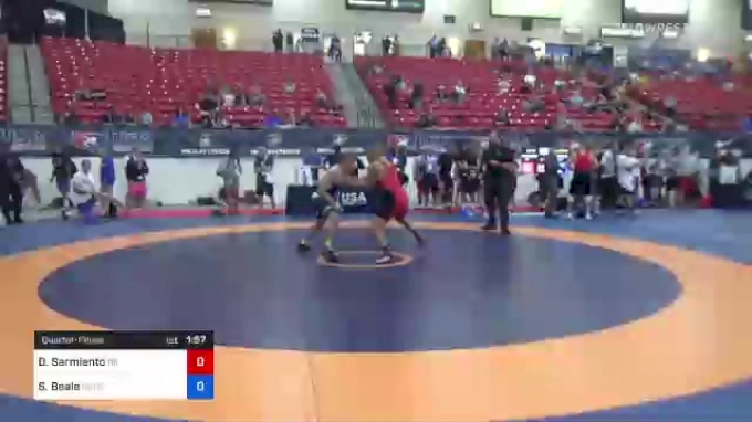 70 lbs Quarterfinal - David Sarmiento, Oregon vs Scott Beale, Coastside ...
