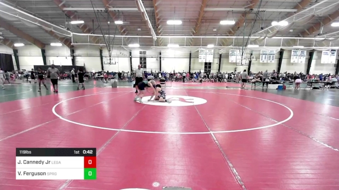 119 lbs 3rd Place - Jeremy Cannedy Jr, Legacy Wrestling vs Van Ferguson ...