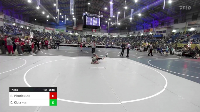 73 lbs Consi Of 8 #2 - Ryan Pitzele, Bear Cave vs Chris Klotz, West Grand