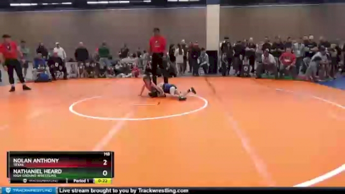 56 lbs Round 1 - Nolan Anthony, Texas vs Nathaniel Heard, High Ground ...