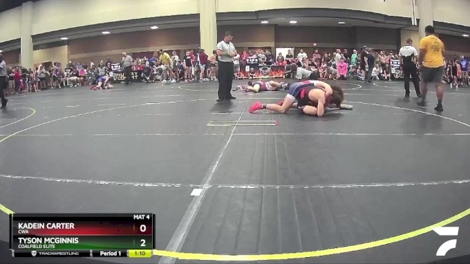 155 lbs Cons. Round 1 - Tyson McGinnis, Coalfield Elite vs Kadein ...