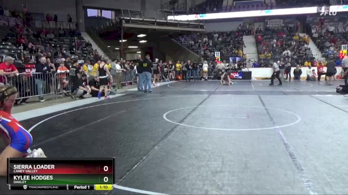 115 lbs Semifinal - Sierra Loader, Caney Valley vs Kylee Hodges, Oakley