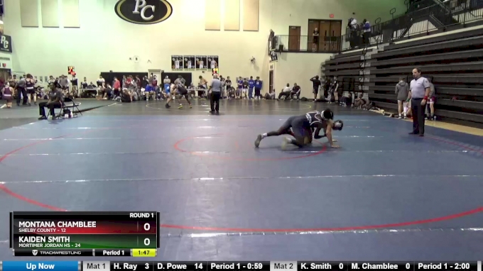 152 lbs Round 1 (8 Team) - Kaiden Smith, Mortimer Jordan HS vs Montana ...
