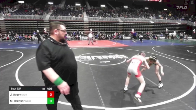 78 lbs Rr Rnd 4 - Jaxson Avery, Sturgis Youth WC vs Mason Dresser ...