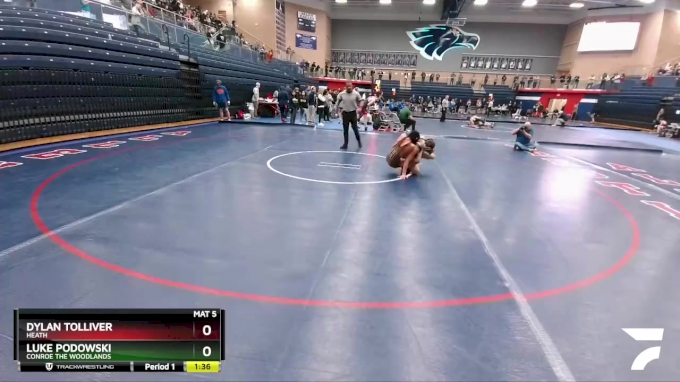 150 lbs Champ. Round 1 - Dylan Tolliver, Heath vs Luke Podowski, Conroe ...