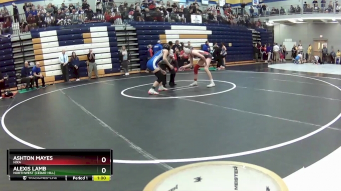 110 lbs. Cons. Round 5 - Ashton Mayes, Nixa vs Alexis Lamb, Northwest ...