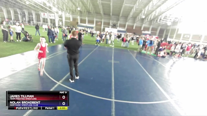 67 lbs Champ. Round 1 - James Tillman, Team Prestige Wrestling vs Nolan Broadbent, Northside ...