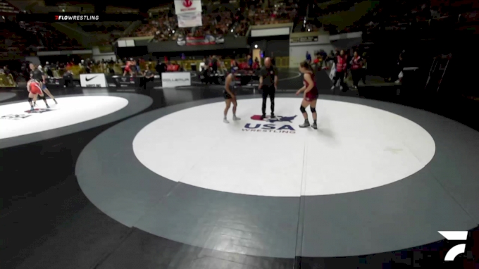 Champ. Round 1 - Marley Nelson, Team Thunder Wrestling Club vs Melissa ...