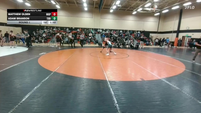 138D Round 1 - Matthew Olsen, Rock Springs vs Adam Branson, Tongue River