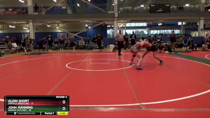 115 lbs Round 2 (16 Team) - John Manning, Indiana Outlaws vs Aldin ...