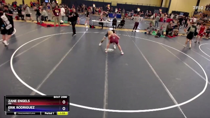 150 lbs 3rd Place Match - Zane Engels, MN vs Erik Rodriguez, IL