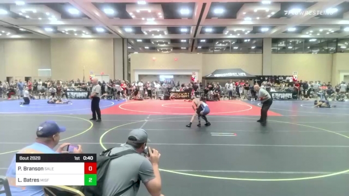 69 lbs Consi Of 4 - Porter Branson, Salem Elite WC vs Liam Batres, Misfits