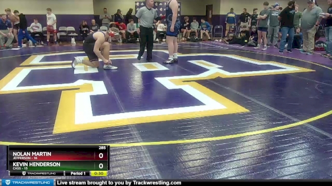 285 lbs Placement Matches (8 Team) - Kail Ellis, Cass vs Sammy Brown ...