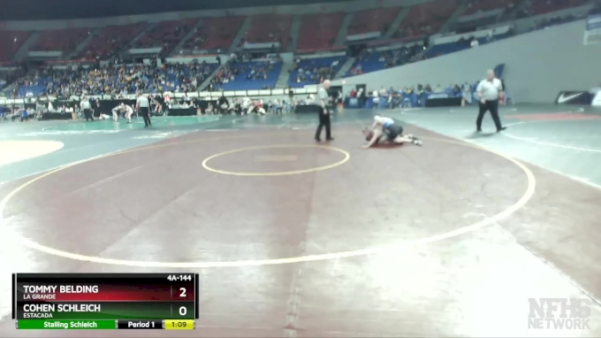 4A-144 lbs 1st Place Match - Tommy Belding, La Grande vs Cohen Schleich ...