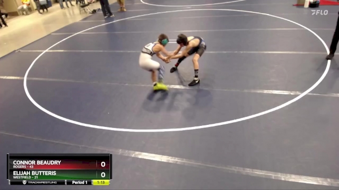 100 lbs Semis & 1st Wrestleback (8 Team) - Connor Beaudry, Rogers vs ...