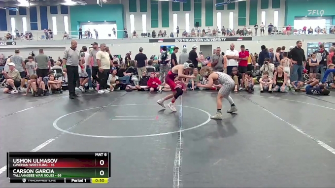 84 lbs Semifinal - Carson Garcia, Tallahassee War Noles vs Usmon ...