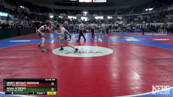 1A-4A 144 Cons. Round 2 - Noah Screws, Walter Wellborn vs Jimmy Bryant ...