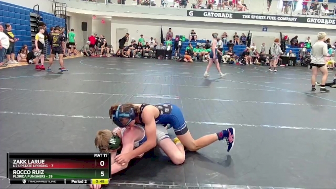 110 lbs Round 4 (6 Team) - Rocco Ruiz, Florida Punishers vs Zakk Larue ...