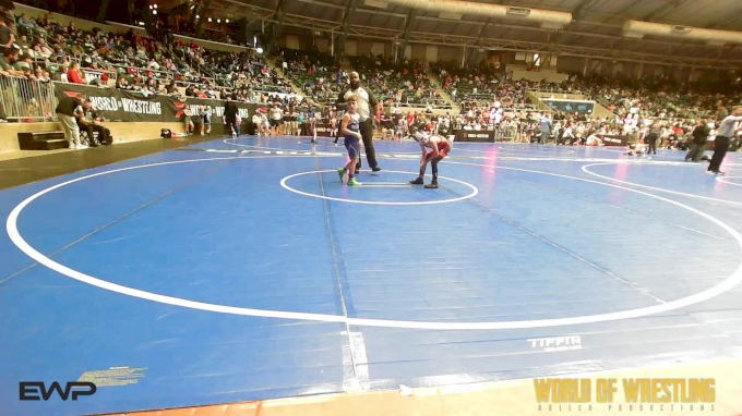 70 lbs Quarterfinal - Gabriel Jackson, Simmons Academy Of Wrestling vs ...