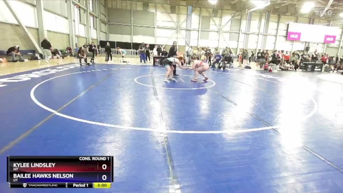 76 lbs Cons. Round 1 - KyLee Lindsley, MT vs Bailee Hawks Nelson, UT