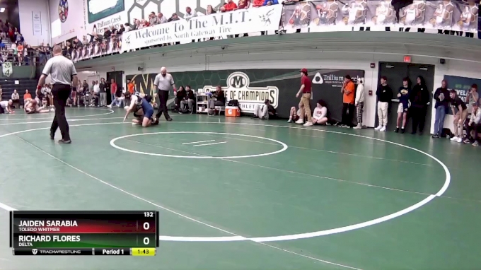 132 lbs Champ. Round 3 - Jaiden Sarabia, Toledo Whitmer vs Richard ...