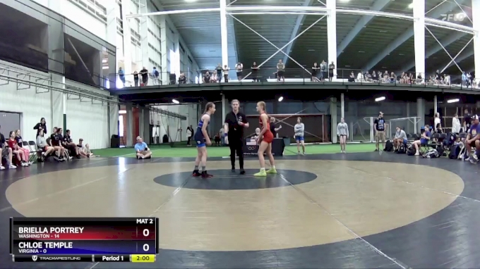 93 lbs Round 2 (4 Team) - Briella Portrey, Washington vs Chloe Temple ...