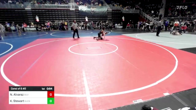 116 lbs Consi Of 8 #2 - Noah Alvarez, Silverback WC vs Kelton Stewart ...