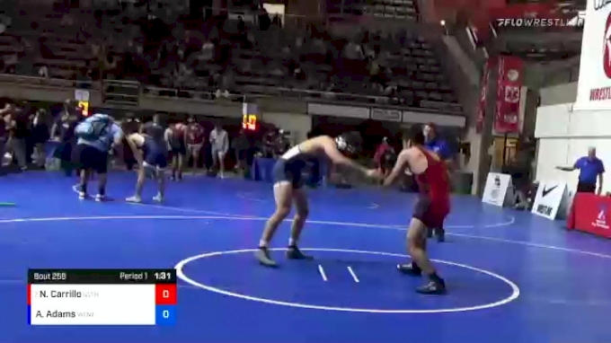 160 lbs Cons. Round 2 - Nathaniel Carrillo, Golden Valley (Bakersfield ...