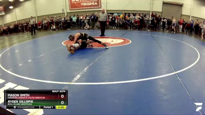 97 lbs Cons. Round 3 - Mason Smith, Hanover Hawkeye Youth Wrestlin vs ...