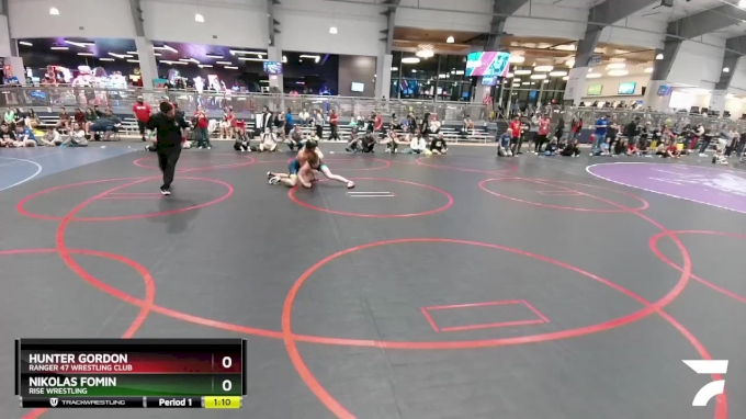 138 lbs Semifinal - Hunter Gordon, Ranger 47 Wrestling Club vs Nikolas ...