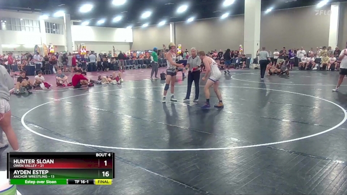 150 lbs Quarterfinals (8 Team) - Gage James, Owen Valley vs Nicholas ...